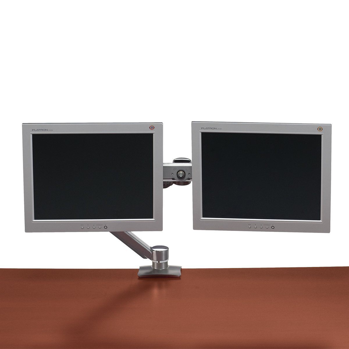Dual Monitor Arm | Double Extension with Height Adjustment – Simplova